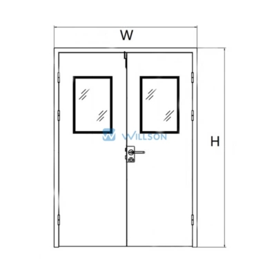 Cleanroom PCGI Steel Door--Cleanroom Door Manufactuer