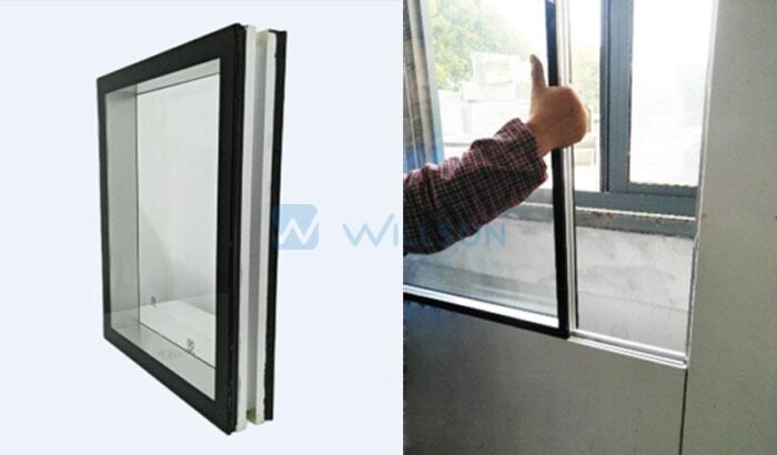 Cleanroom Window fixed in Handmade Sandwich Panel - Willson Cleanroom ...